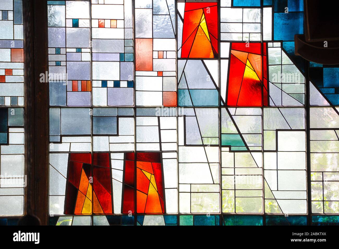 Art glass series: The Reformation Memorial Church in Munich-Hadern. The ...