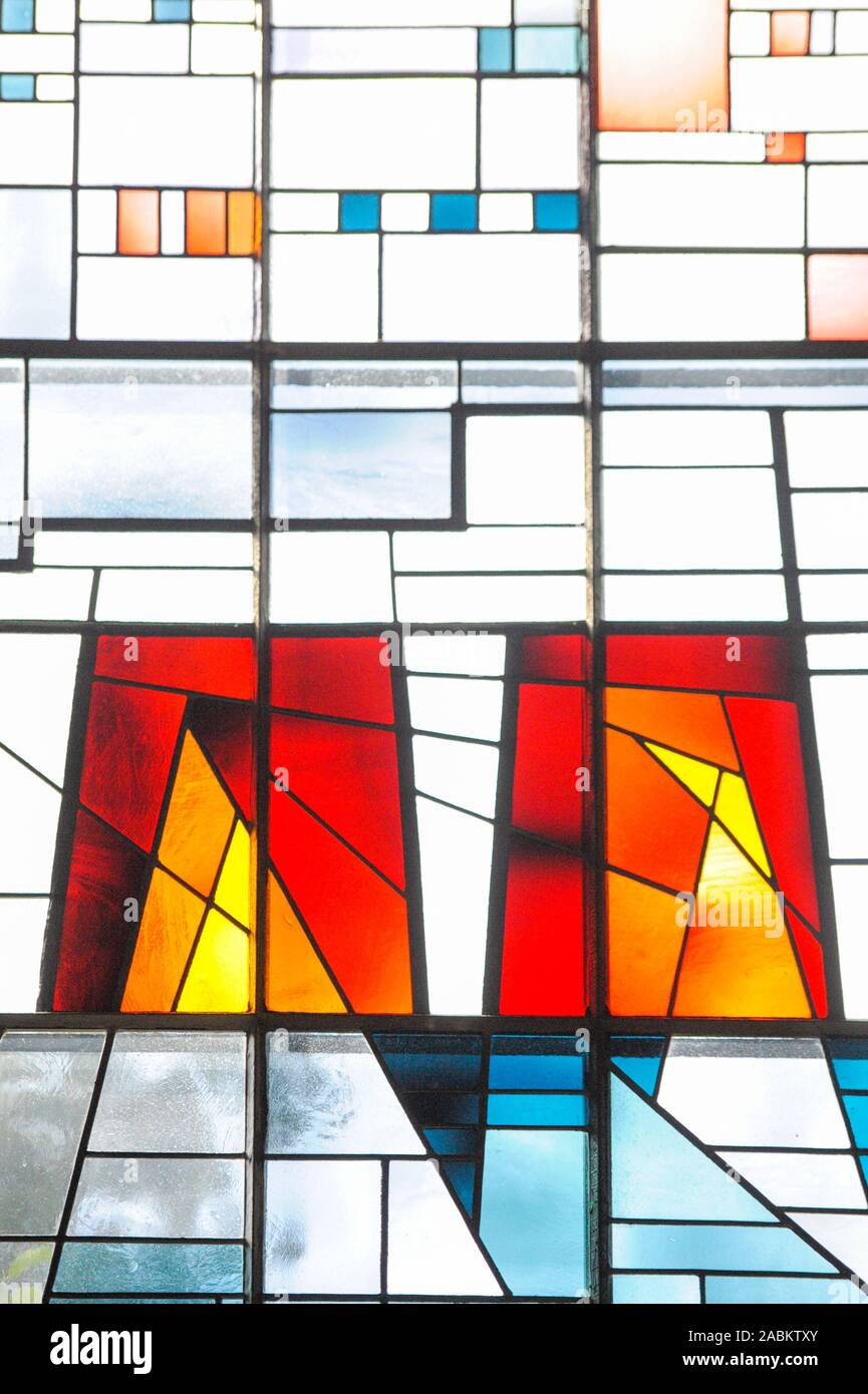 Art glass series: The Reformation Memorial Church in Munich-Hadern. The ...