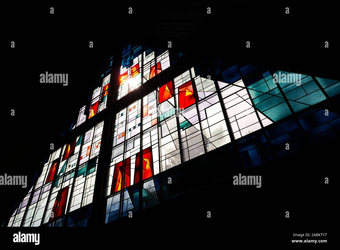 Art glass series: The Reformation Memorial Church in Munich-Hadern. The ...