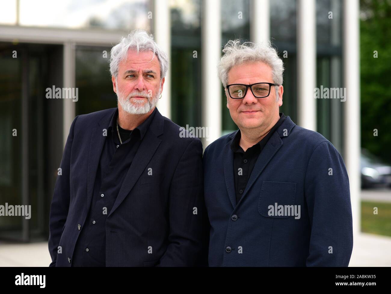 The two Israeli authors and filmmakers Ari Folman (l.) and David ...