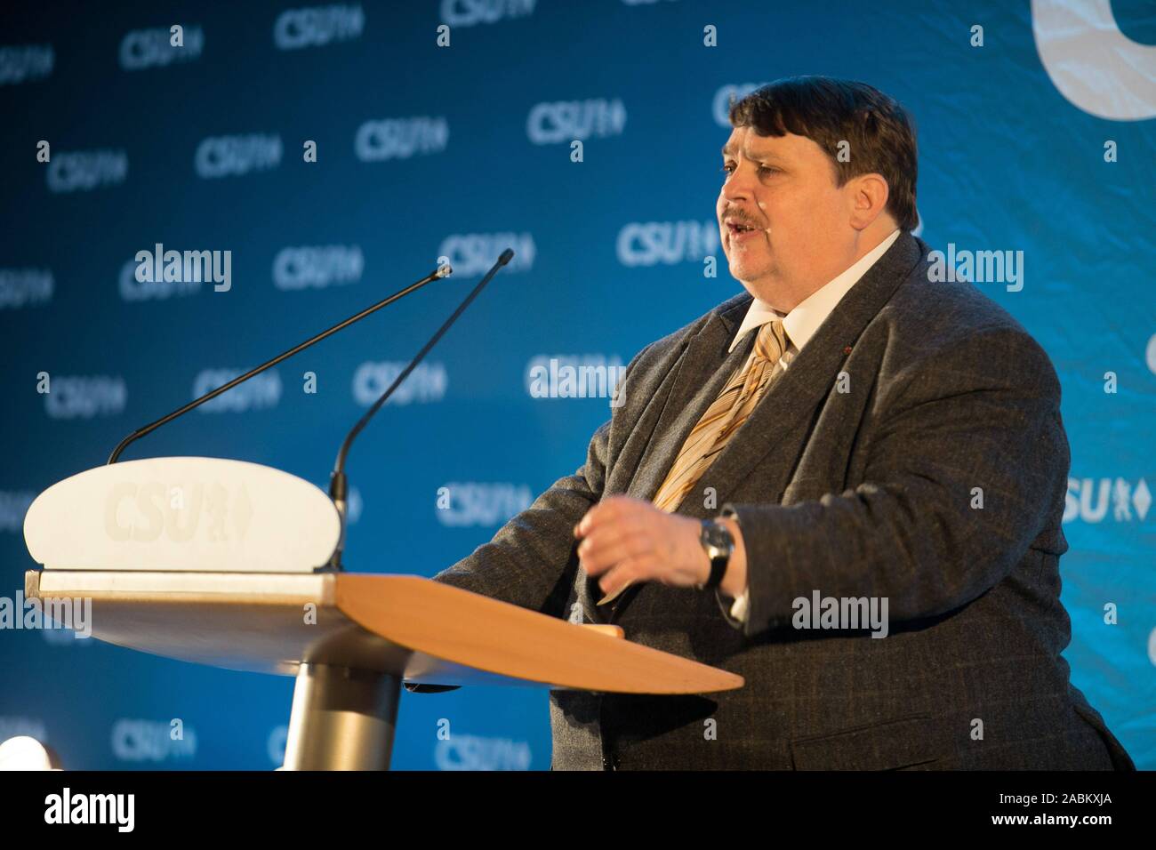 Bernd Posselt, top candidate of the Munich CSU for the European ...