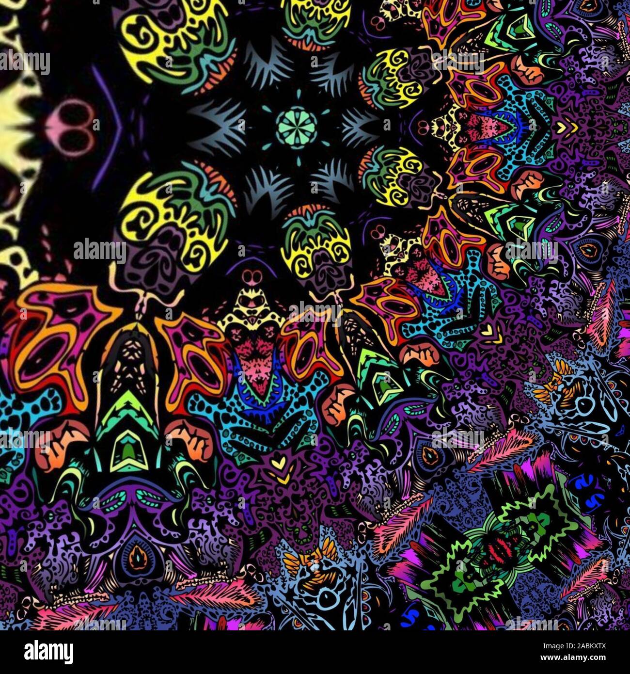 COLORFUL LSD WALLPAPERS Stock Photo - Alamy