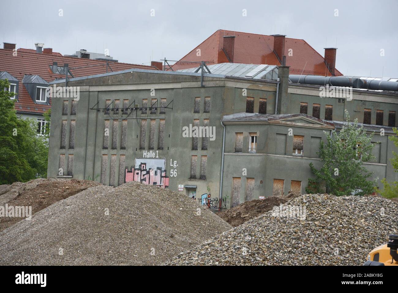 The Jutierhalle in the creative quarter on the Schwere Reiter Strasse ...
