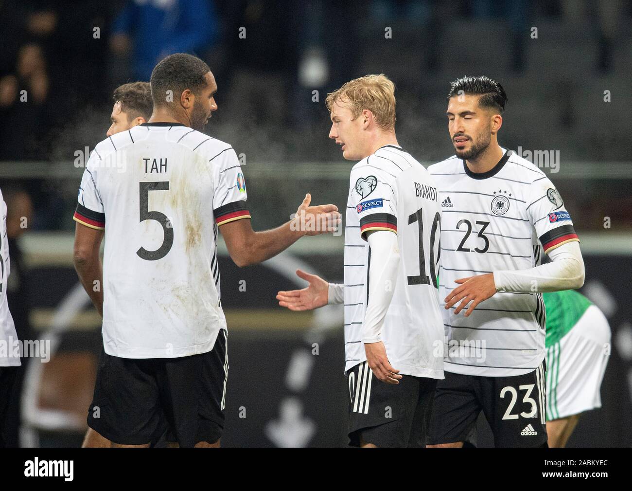 Jubilation GER, left to right Jonathan TAH (GER), Julian BRANDT (GER ...