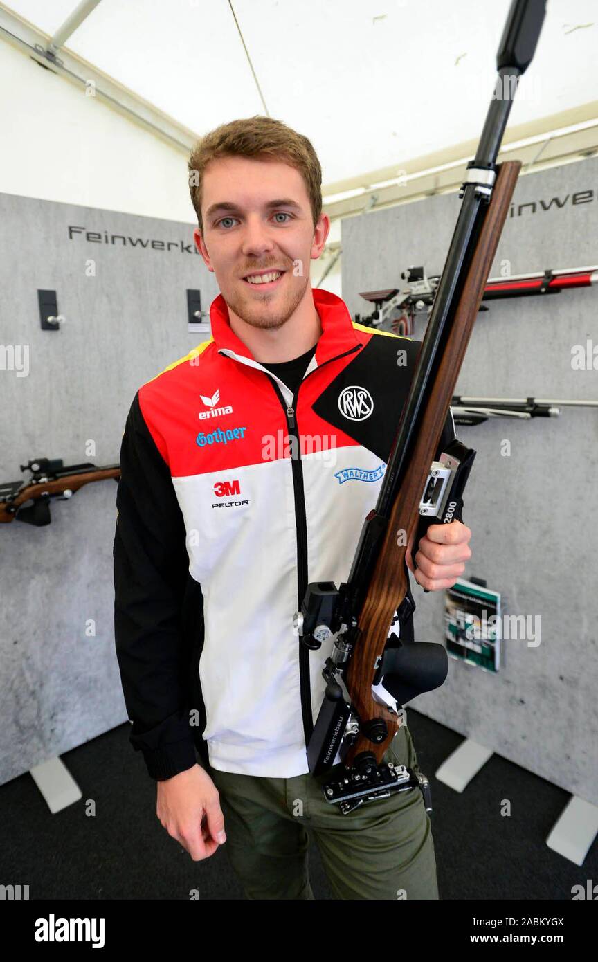 Maximilian Dallinger from Lengdorf at the World Cup of Sport Shooters ...
