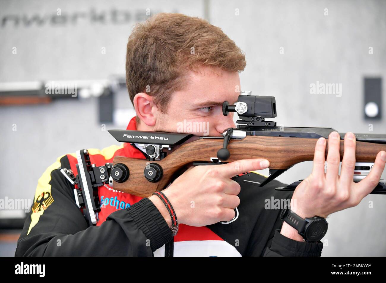Maximilian Dallinger from Lengdorf at the World Cup of Sport Shooters ...
