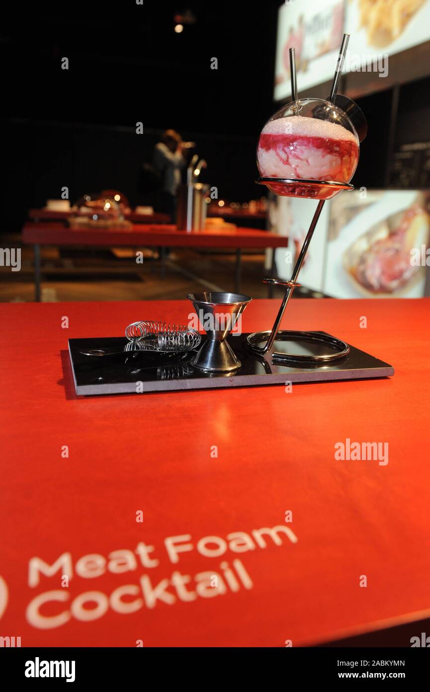 An exhibition in the museum "Man and Nature" in Nymphenburg Castle ...