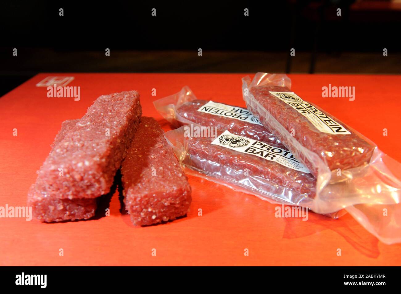 An exhibition in the museum "Man and Nature" in Nymphenburg Castle ...