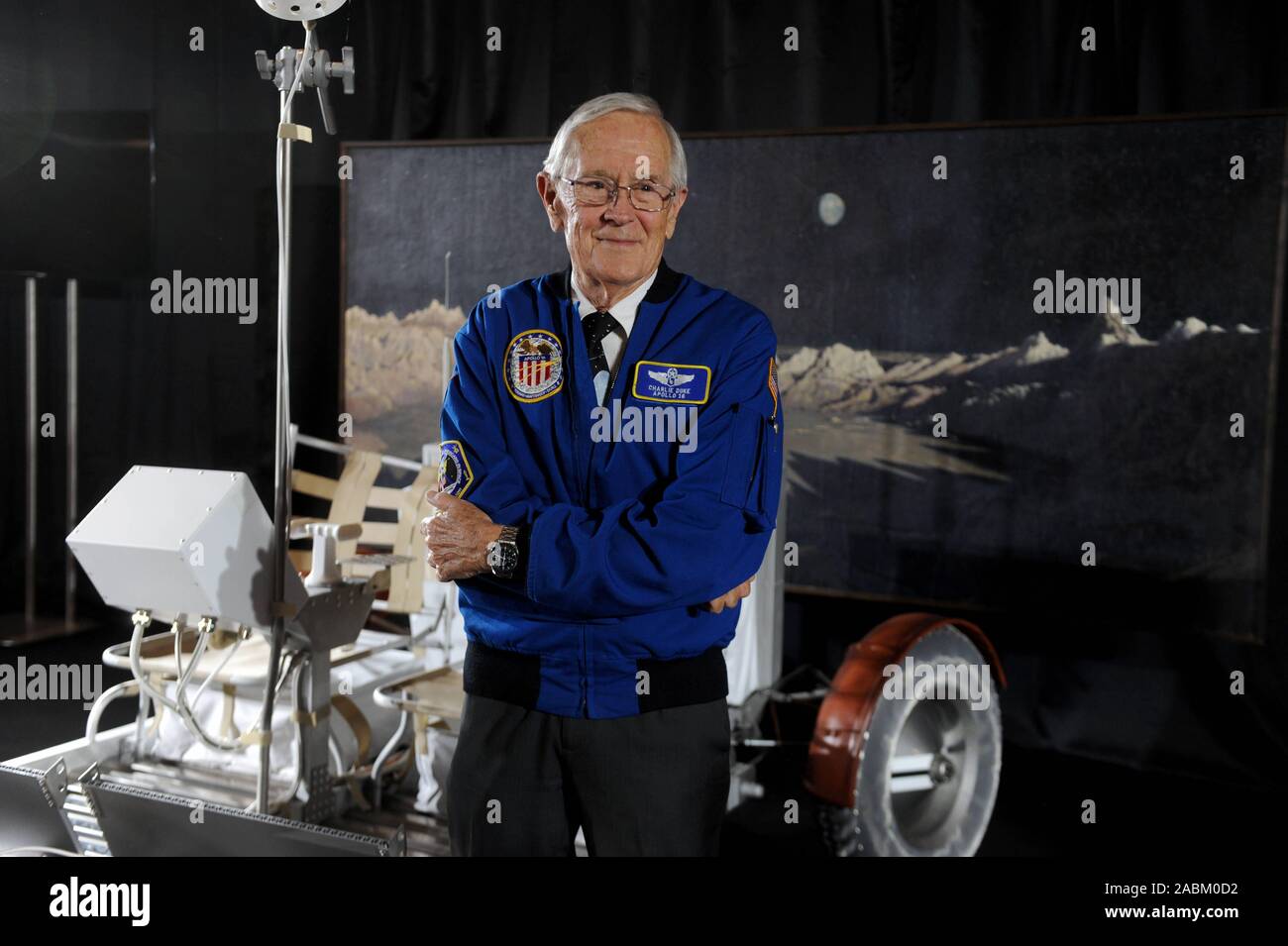 The US astronaut Charles "Charlie" Moss Duke talks about his ...