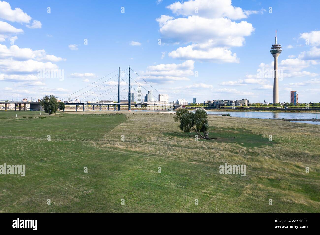 River Rhein in Dusseldorf - Germany Stock Photo - Alamy