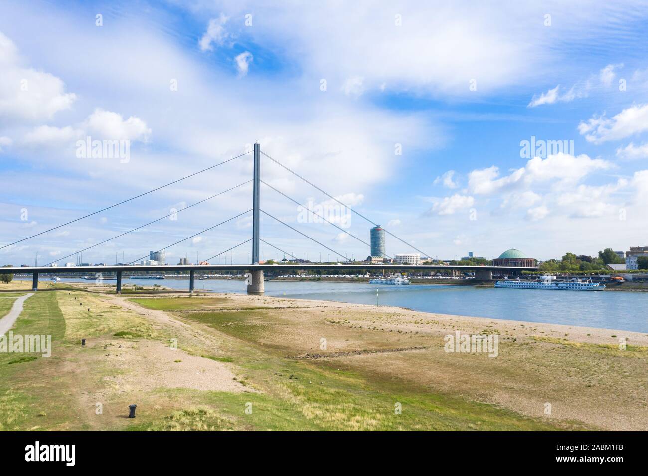 River Rhein in Dusseldorf - Germany Stock Photo - Alamy