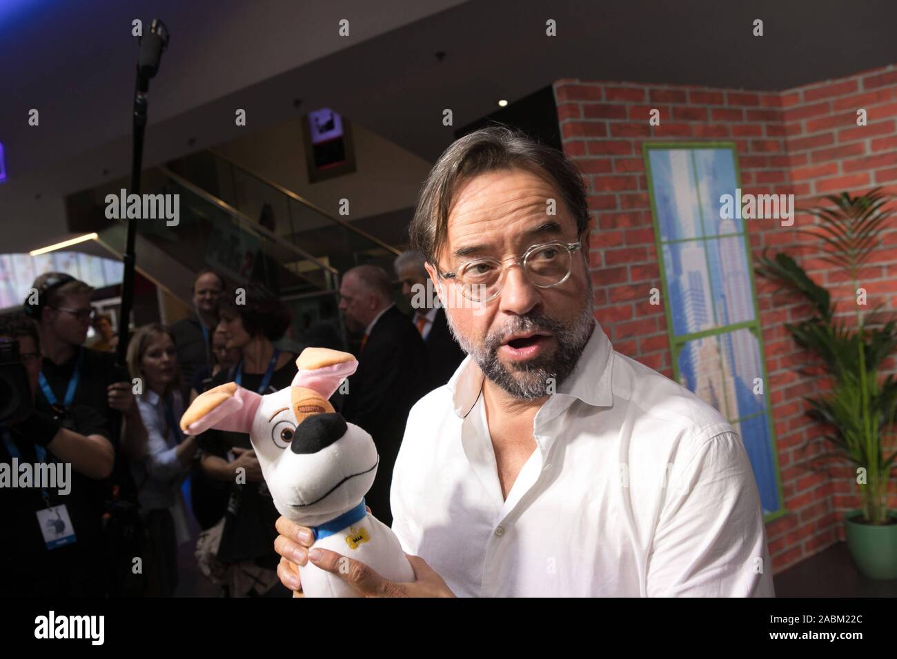 Actor Jan Josef Liefers, speaker of the main character, the terrier Max ...