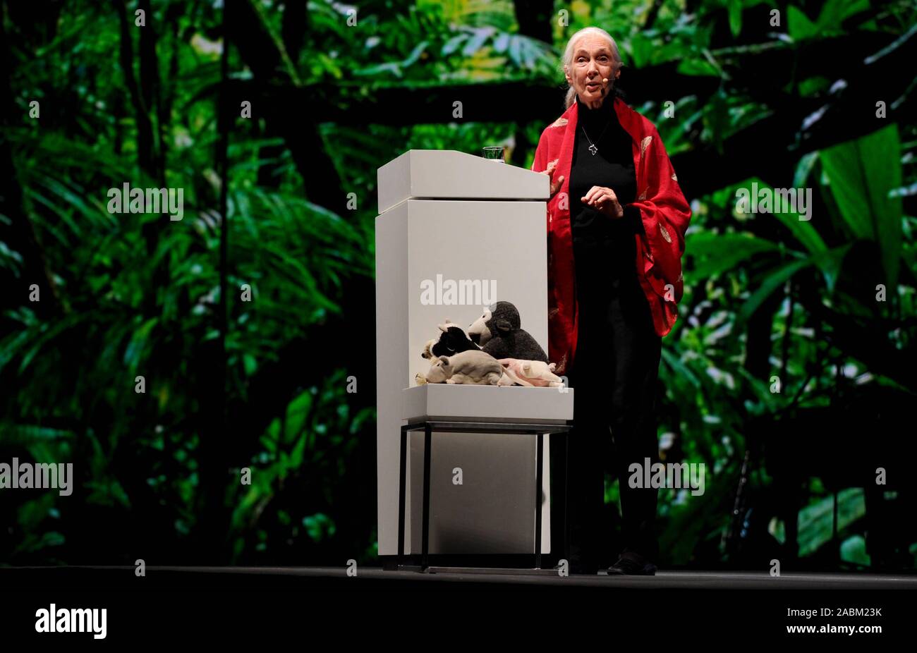 The British biologist and primate researcher Jane Goodall at a ...