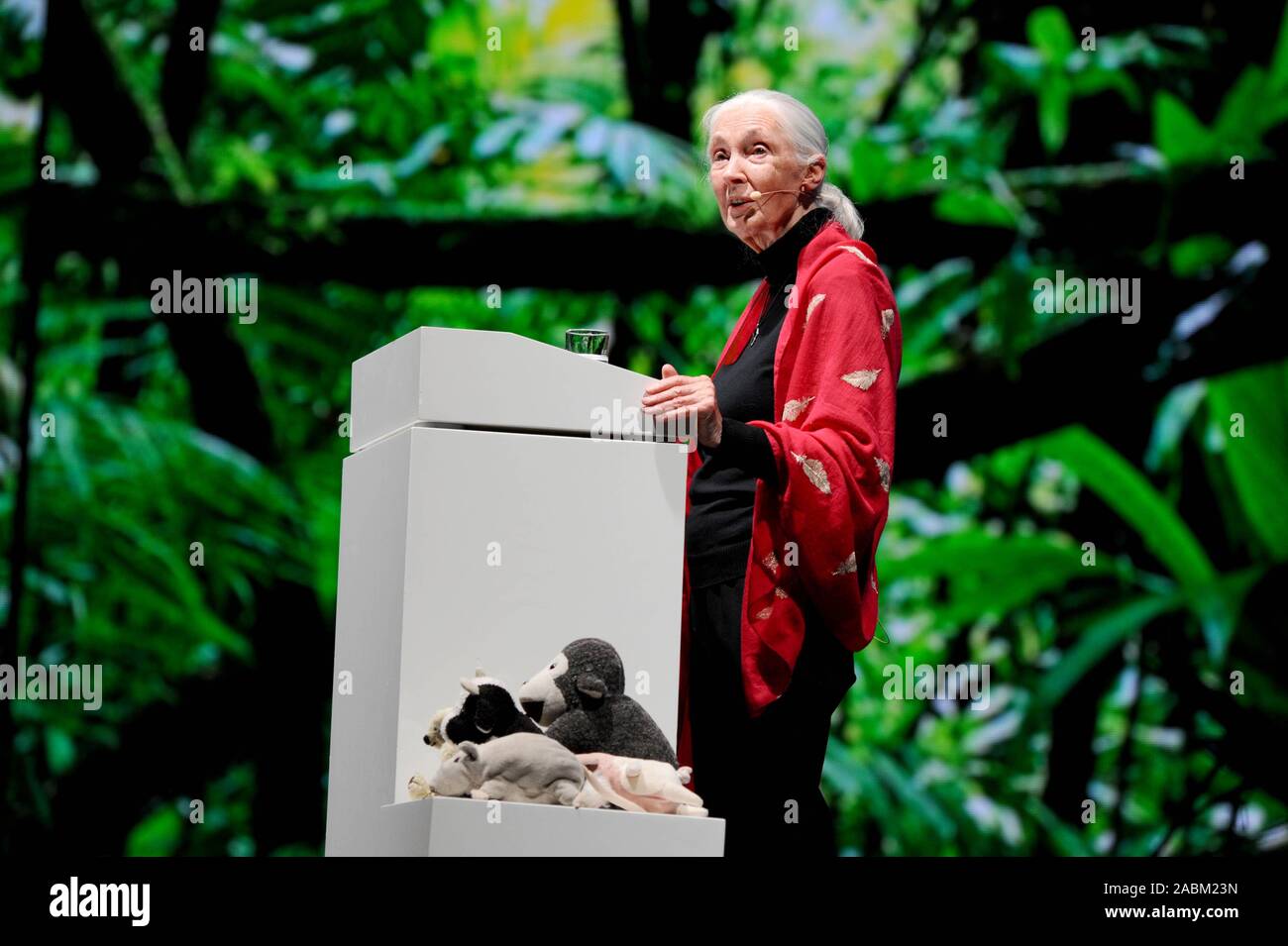 The British biologist and primate researcher Jane Goodall at a ...