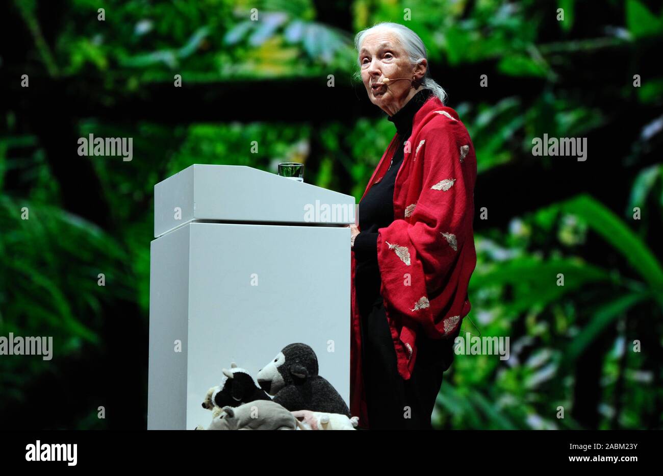 The British biologist and primate researcher Jane Goodall at a ...