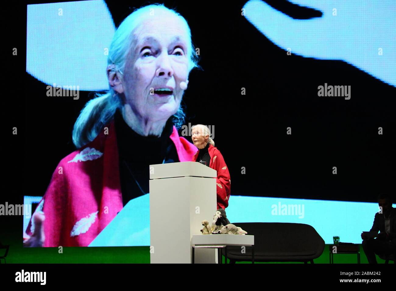 The British biologist and primate researcher Jane Goodall at a ...