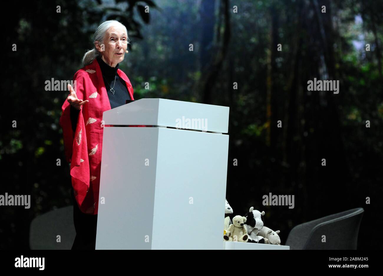 The British biologist and primate researcher Jane Goodall at a ...