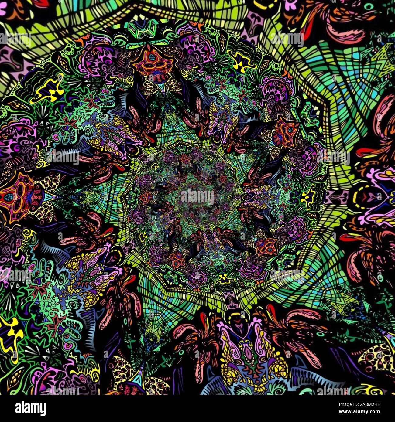 COLORFUL LSD WALLPAPERS Stock Photo - Alamy