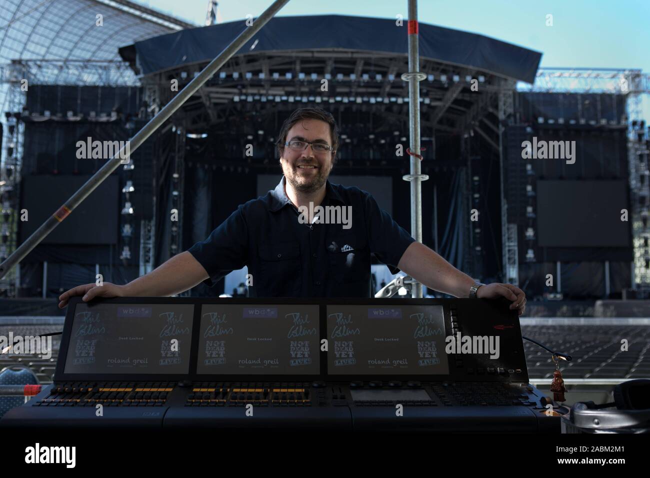 Lighting designer Roland Greil, who did the stage show for the Phil ...