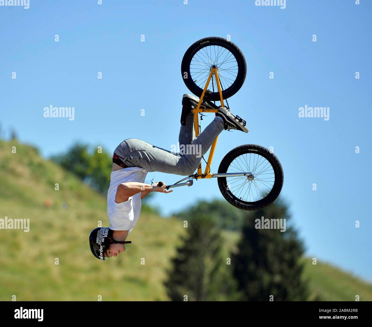 Munich Mash in the Munich Olympic Park. BMX Contest Lake Line Semi ...