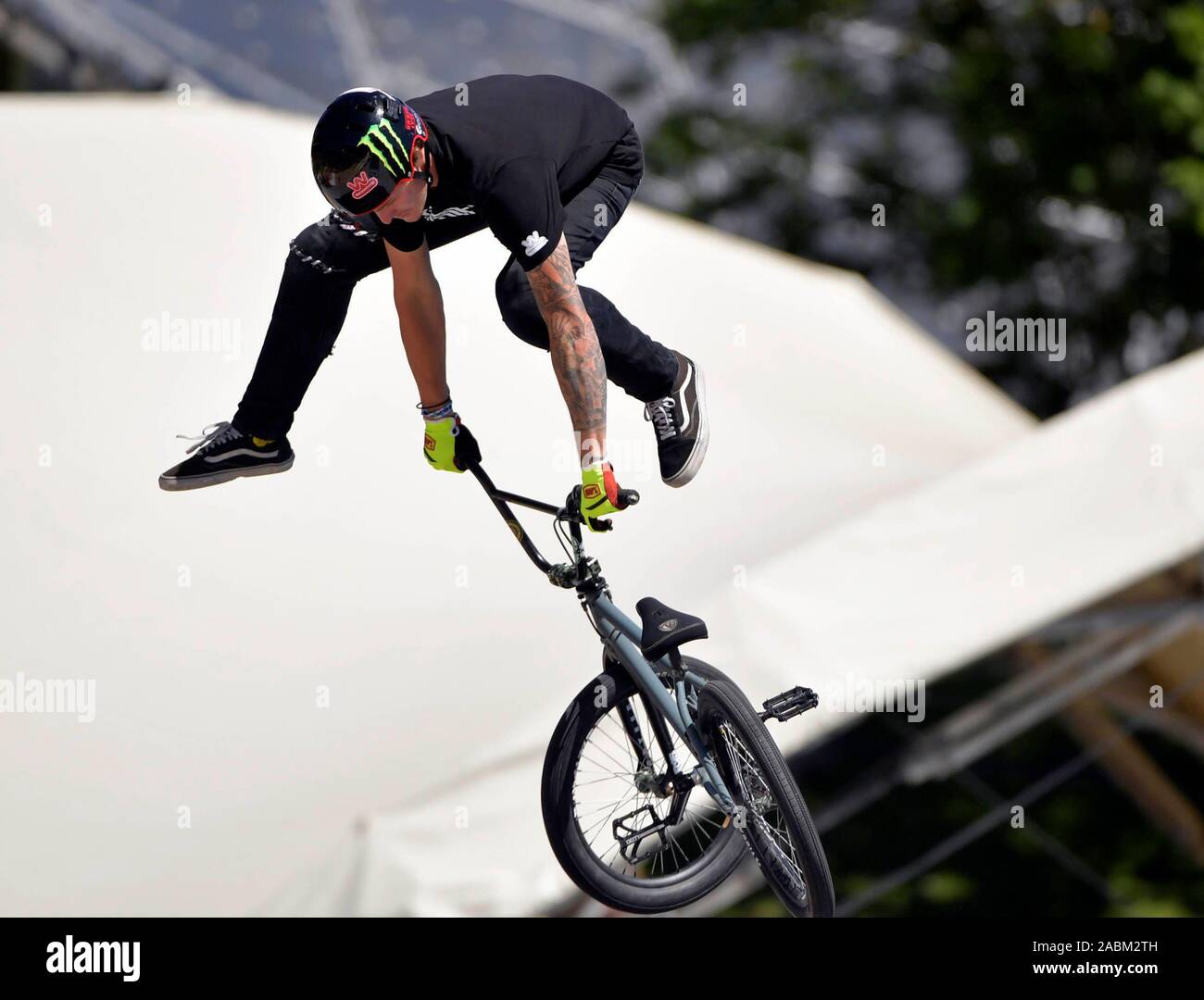 Munich Mash in the Munich Olympic Park. BMX Contest Lake Line Semi ...