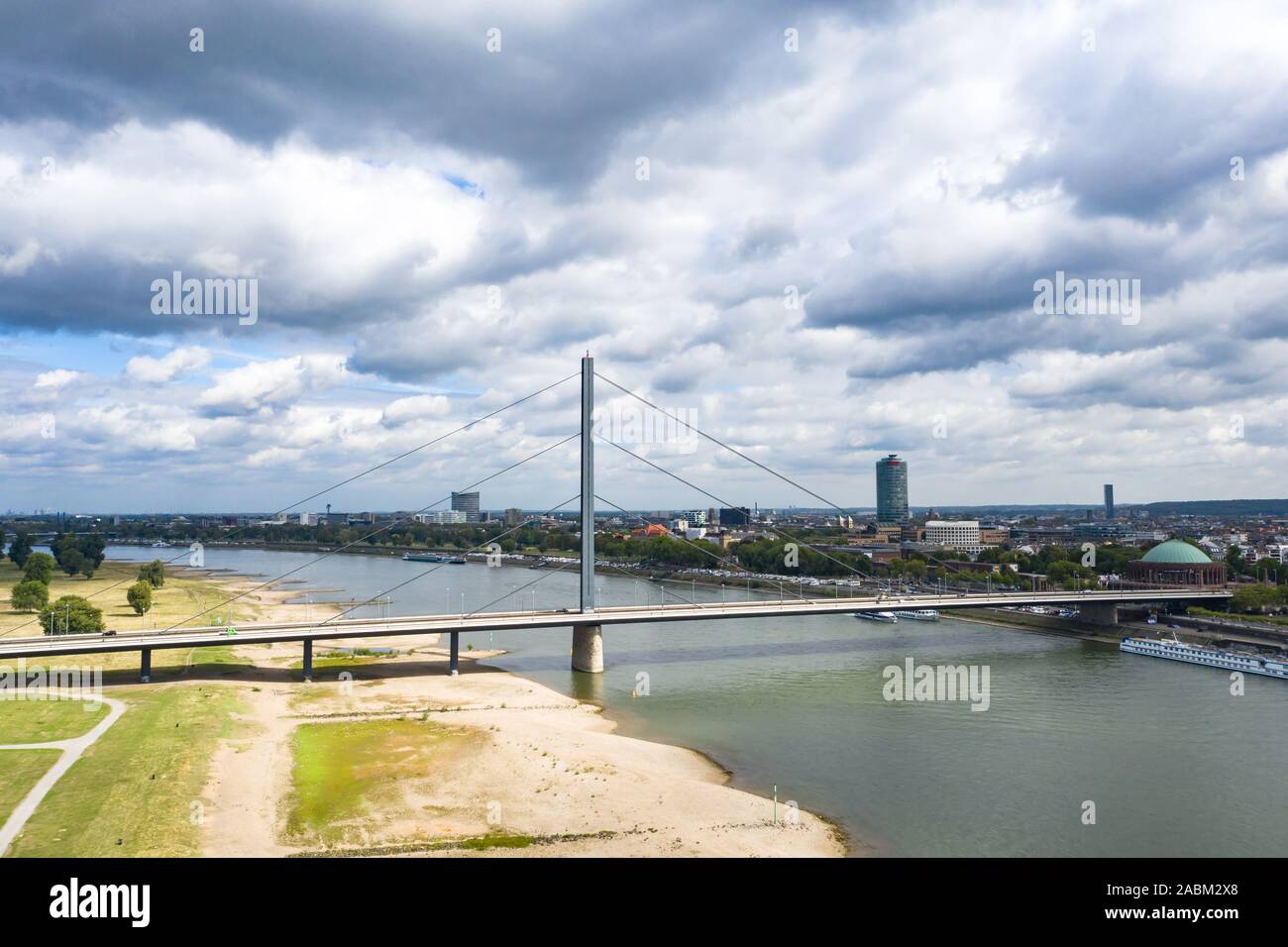 River Rhein in Dusseldorf - Germany Stock Photo - Alamy