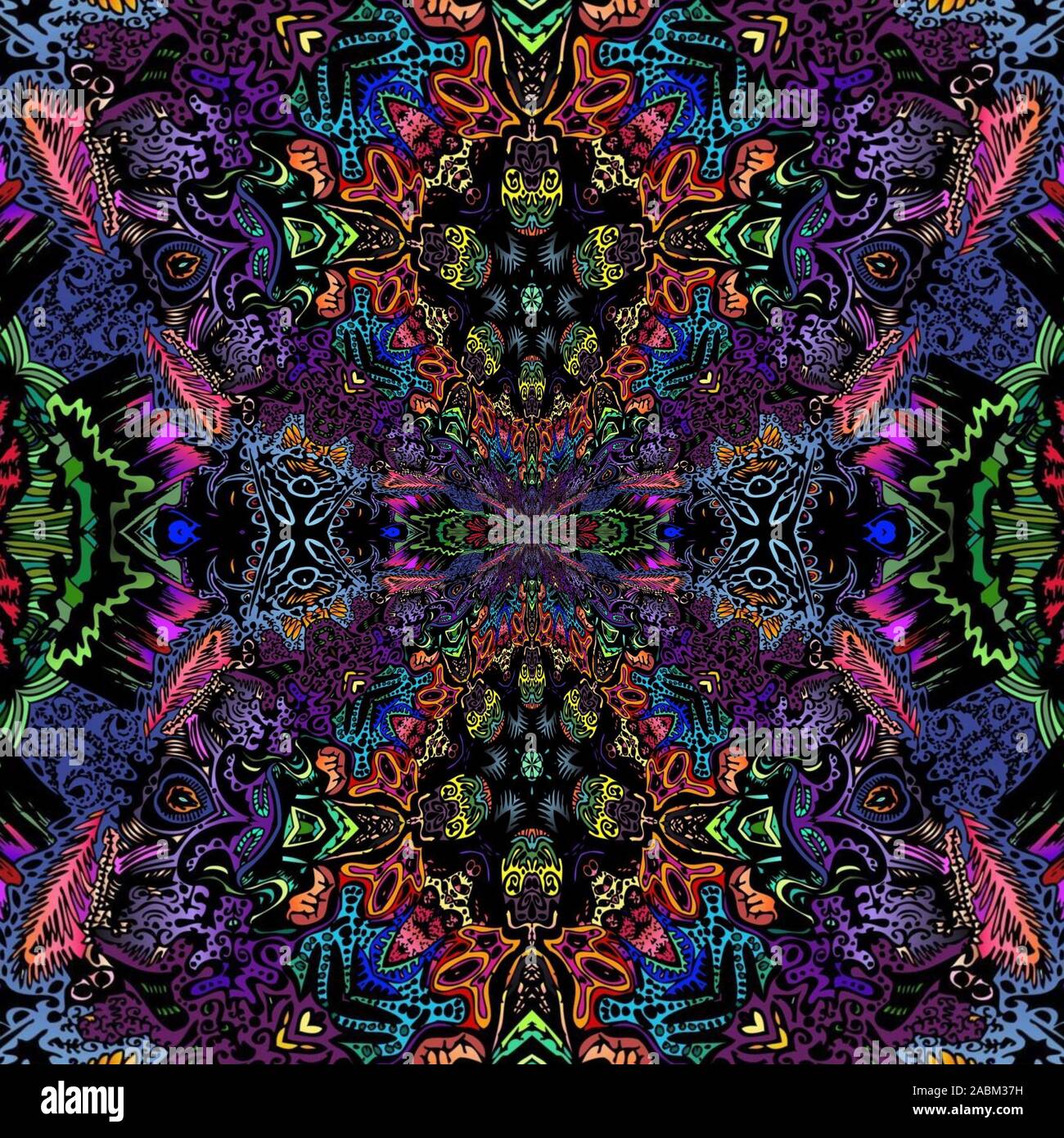 COLORFUL LSD WALLPAPERS Stock Photo - Alamy