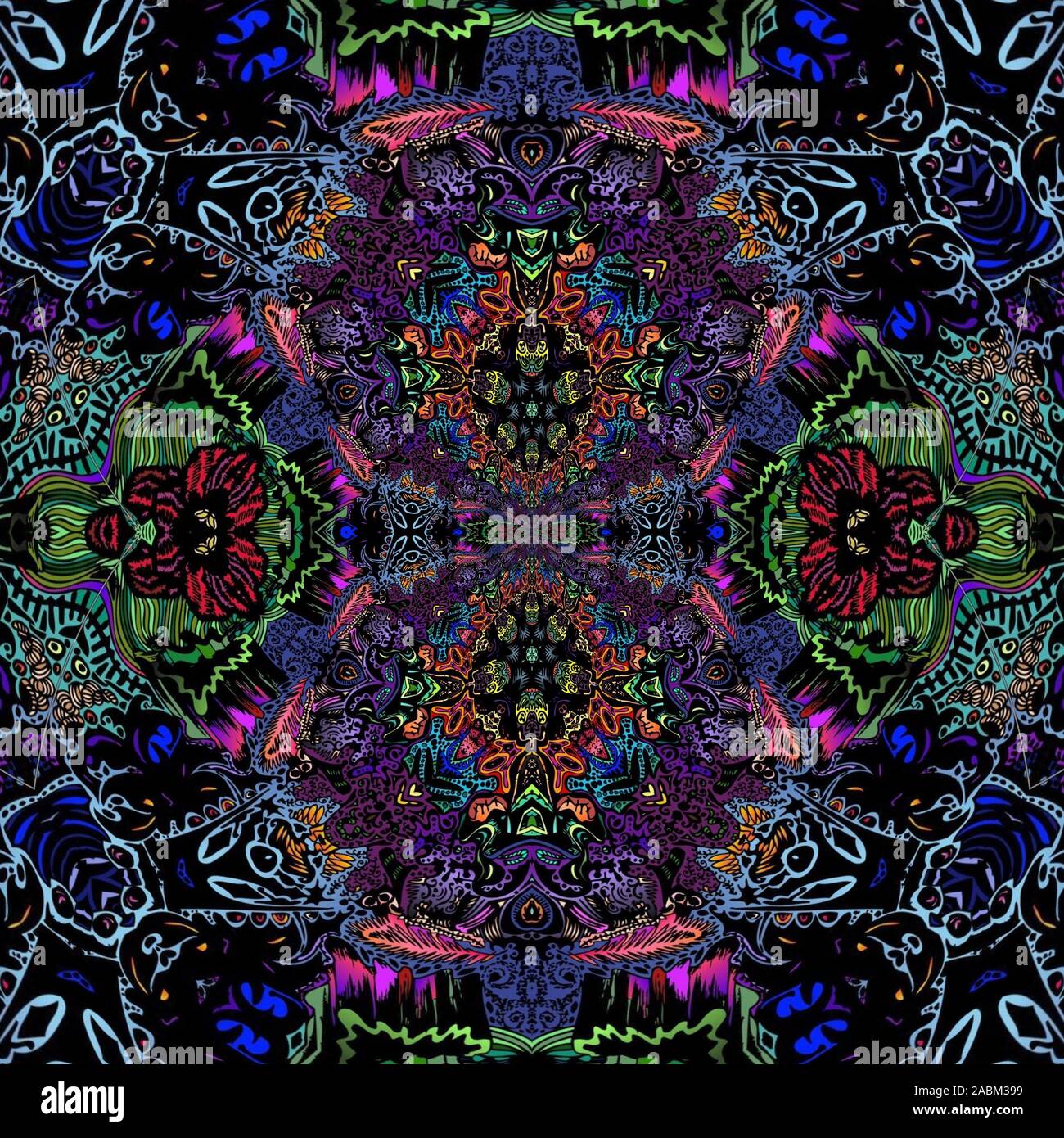 COLORFUL LSD WALLPAPERS Stock Photo - Alamy