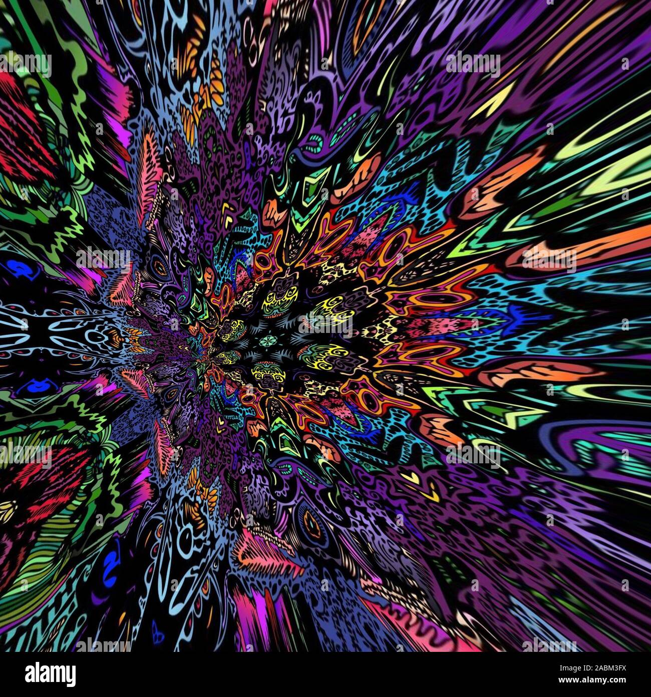 COLORFUL LSD WALLPAPERS Stock Photo - Alamy