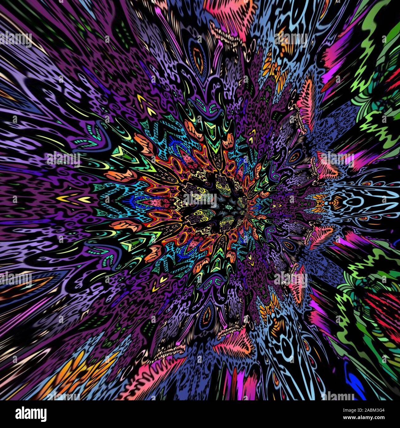 COLORFUL LSD WALLPAPERS Stock Photo - Alamy