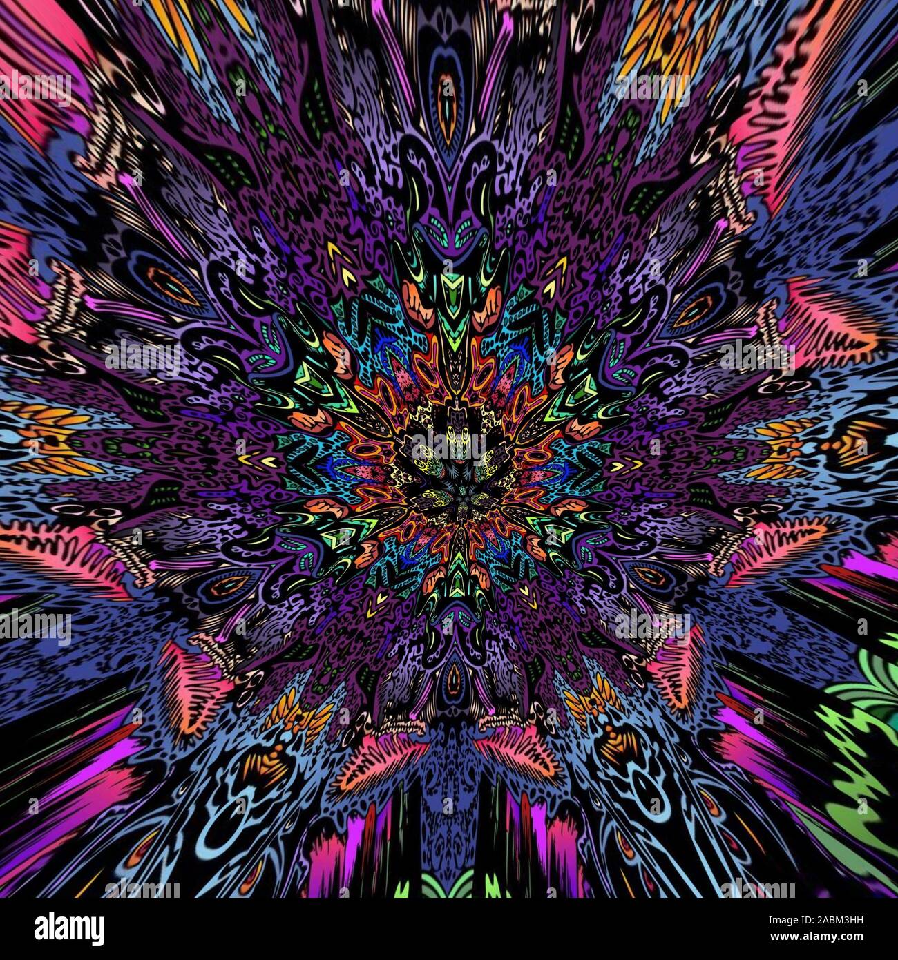 COLORFUL LSD WALLPAPERS Stock Photo - Alamy