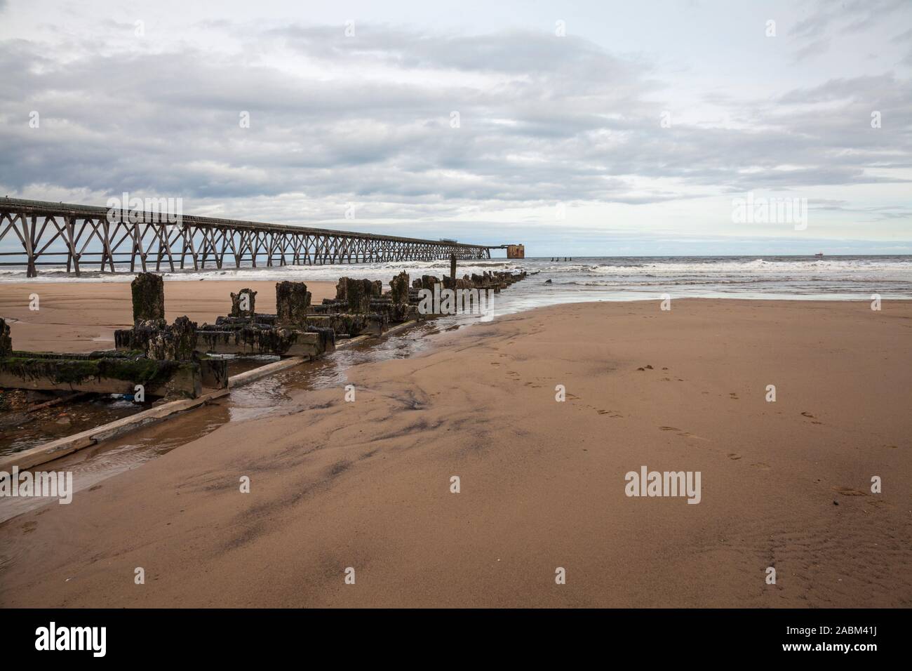 Steetley Pier at Hartlepool, England, UK Stock Photo - Alamy