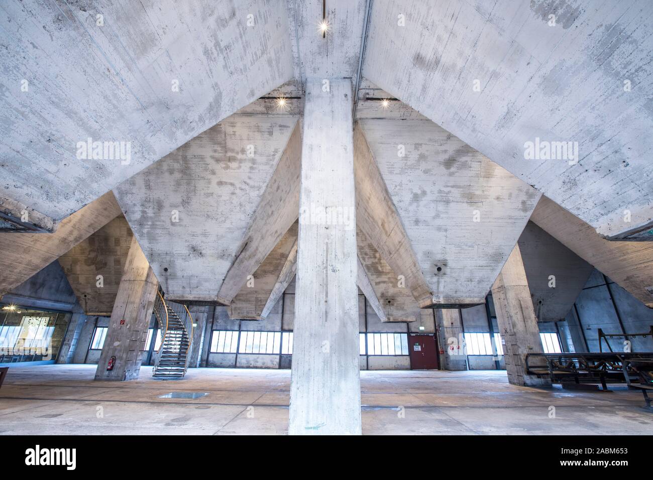 World heritage Zollverein colliery, coking plant, mixing plant, hopper ...