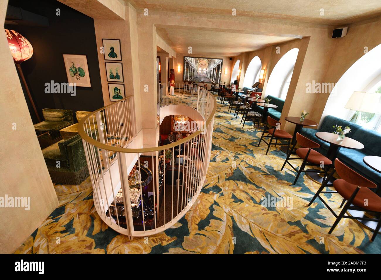 The prestigious Café Roma in the Maximilianstraße in Munich. After a ...