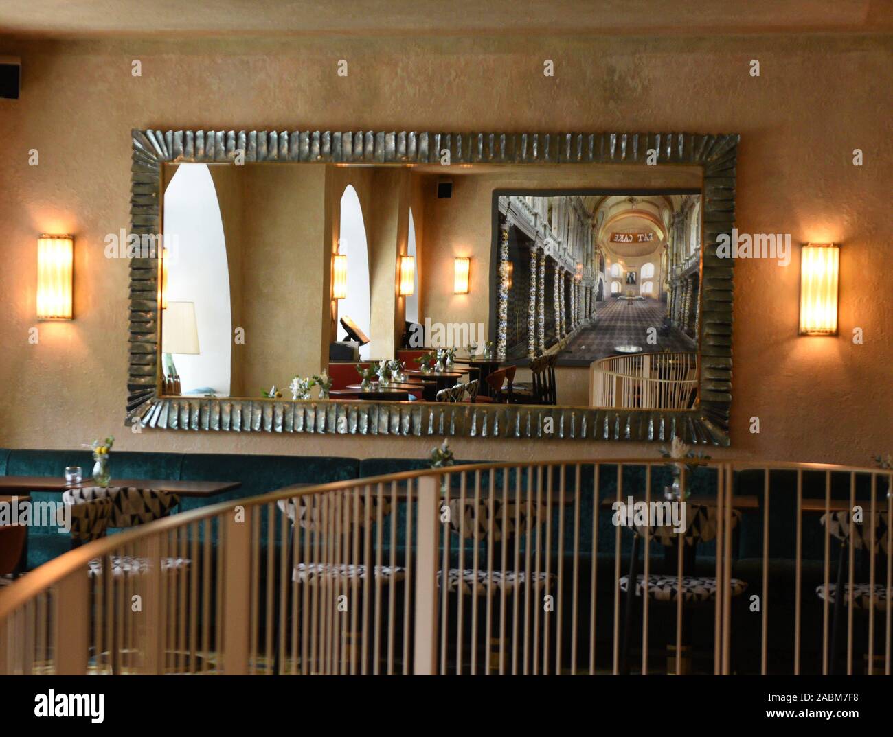 The prestigious Café Roma in the Maximilianstraße in Munich. After a ...