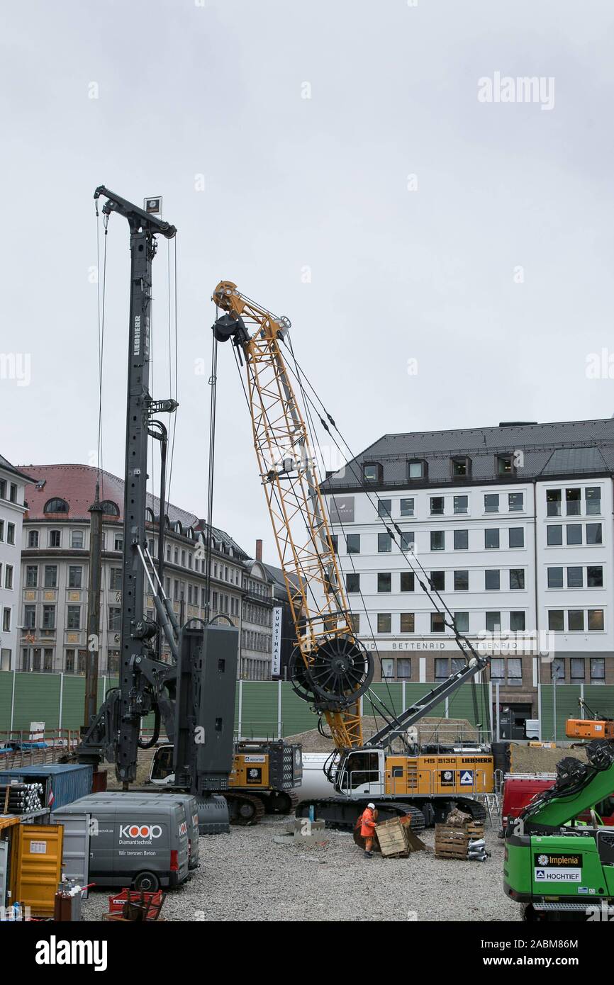 The main work for the planned S-Bahn stop of the second trunk line two ...