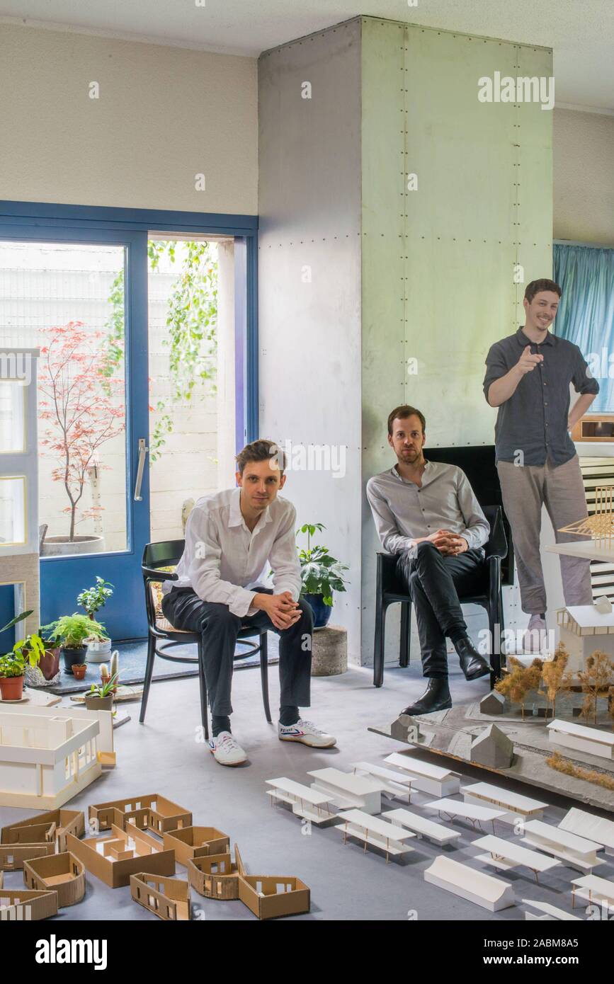 The founders of the unprofessional.studio Hannes Roth, Martin Binder ...