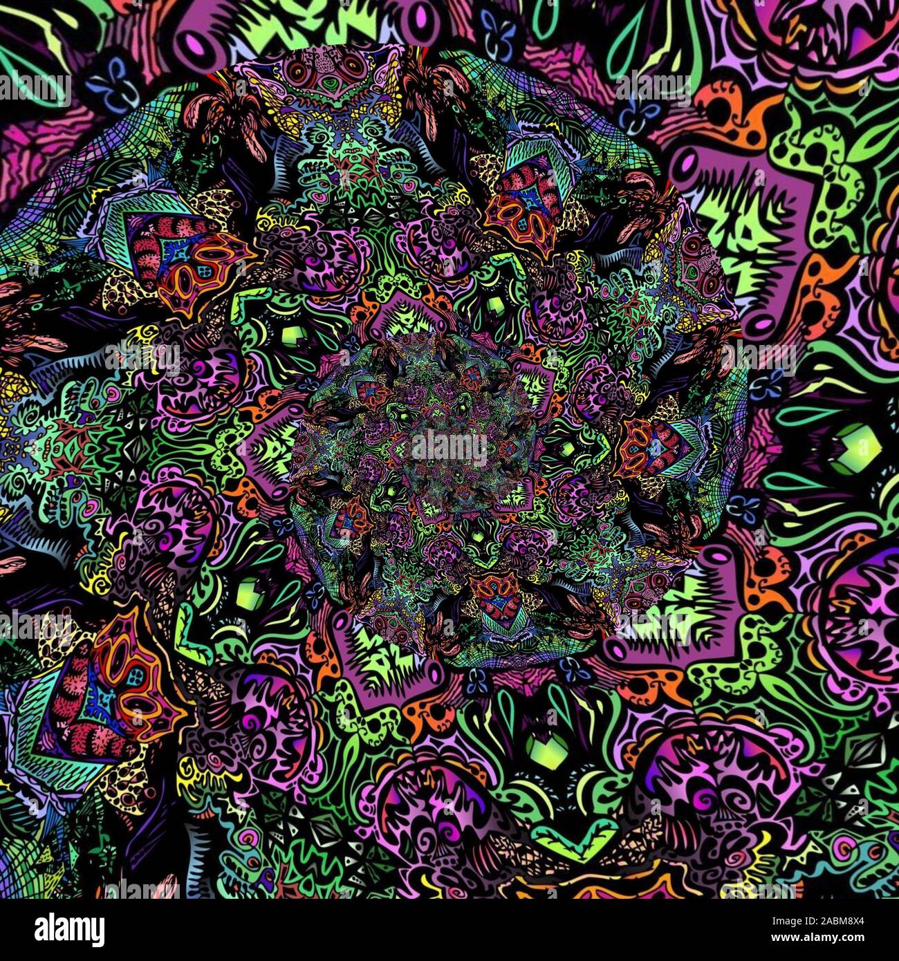 COLORFUL LSD WALLPAPERS Stock Photo - Alamy