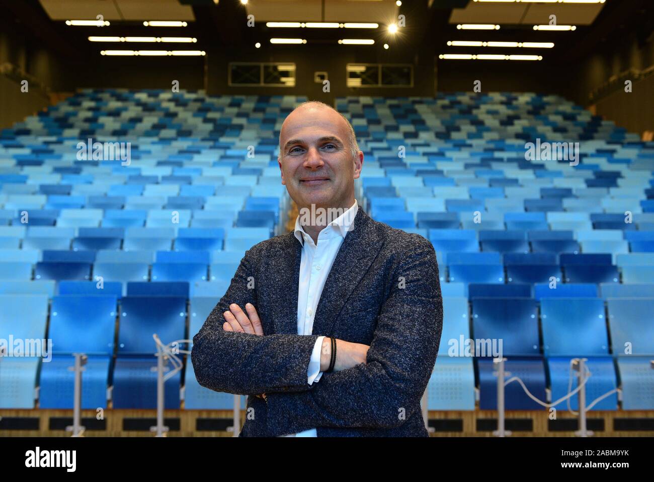 Oliver Soini from Soini Asset Immobilien in the Audimax of the ...