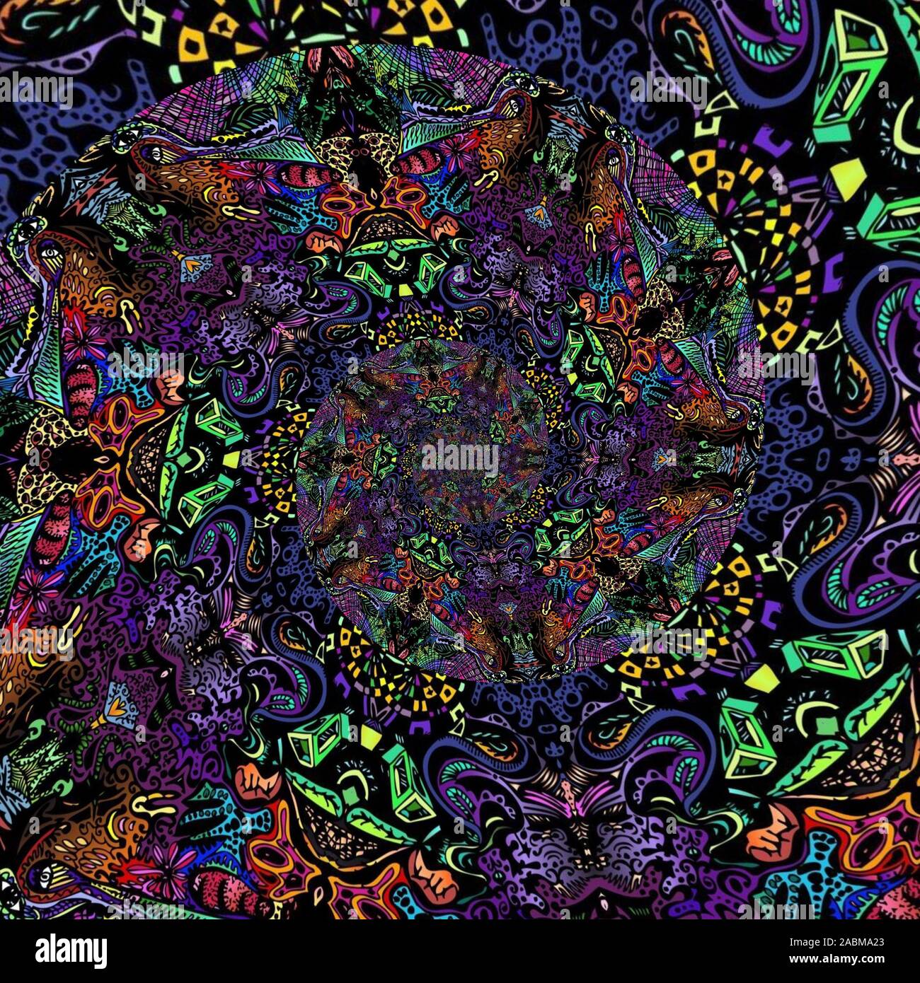 COLORFUL LSD WALLPAPERS Stock Photo - Alamy