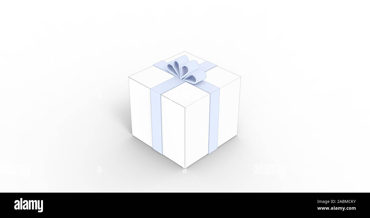 Drawing Box on White Background illustration Stock Photo - Alamy
