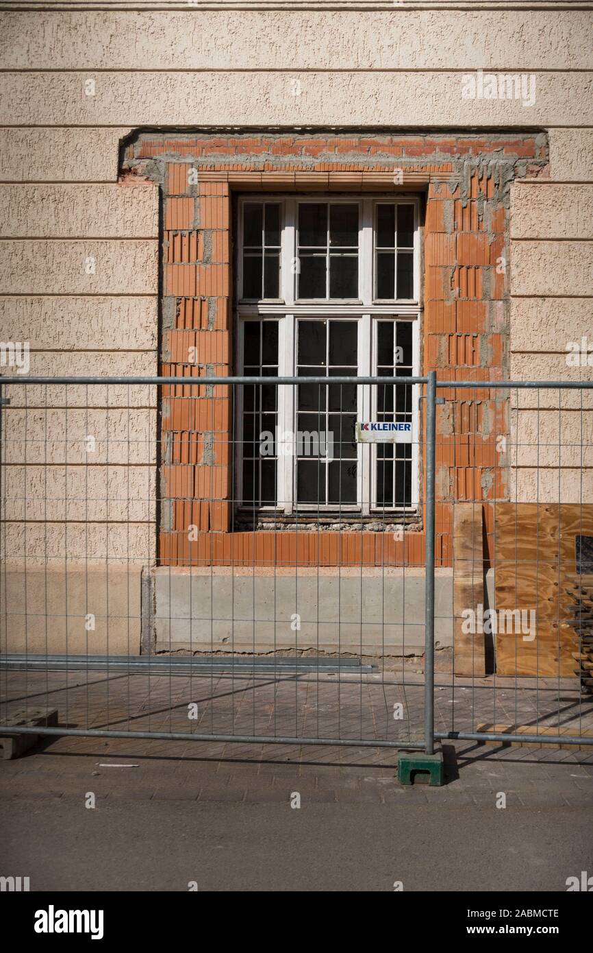 Window of the Psychiatric Clinic of the University of Munich in ...