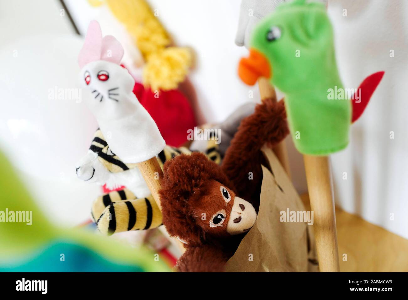 Finger puppets of the Heilpädagogische Ambulanz (HPA), a therapeutic ...