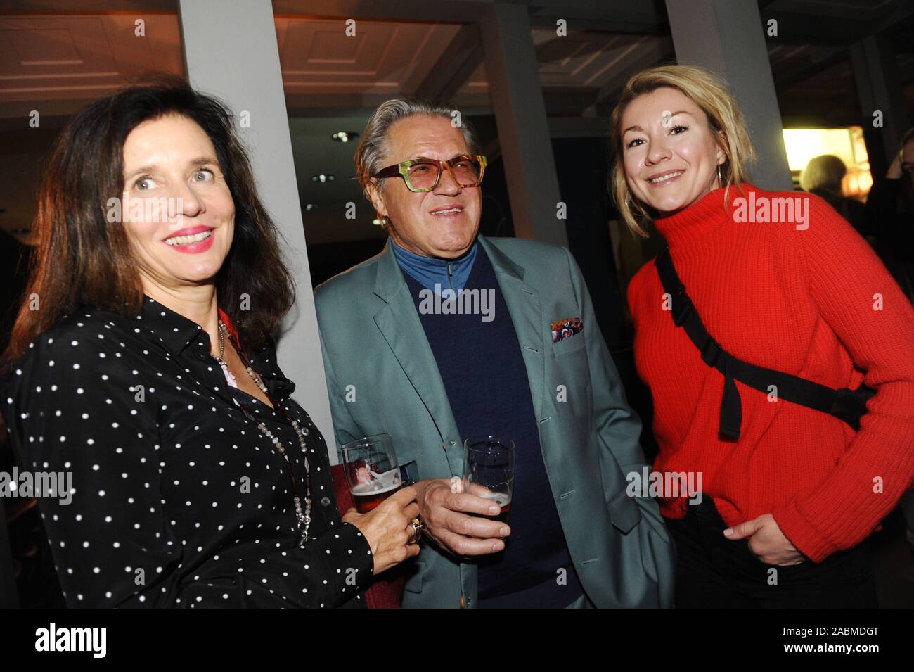 Karin and Michael Brandner and actress Genia Rickowa at the SZ ...