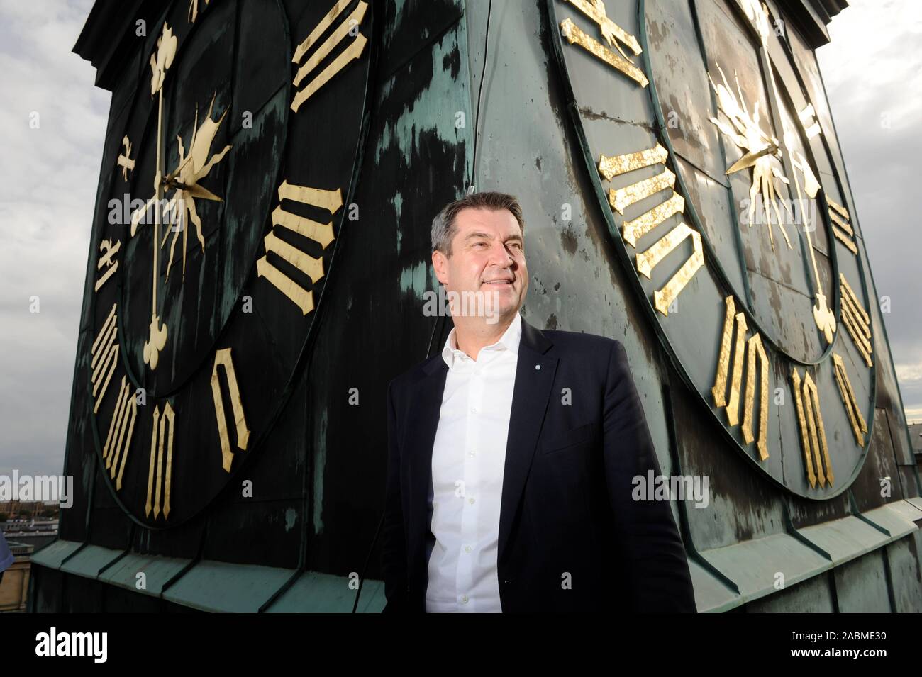 Markus Söder, Prime Minister of Bavaria and party leader of the CSU ...