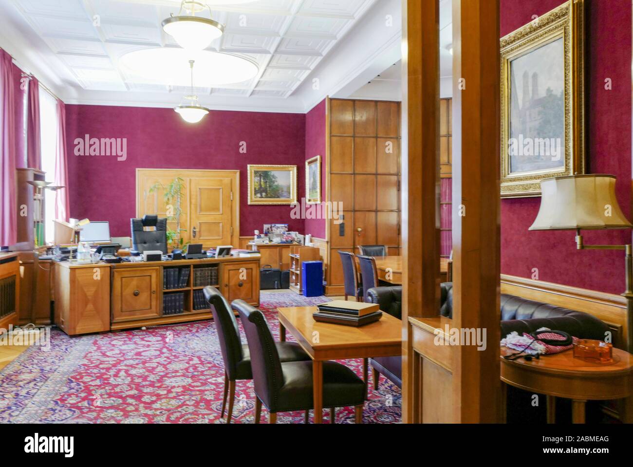 Police office desk hi-res stock photography and images - Alamy