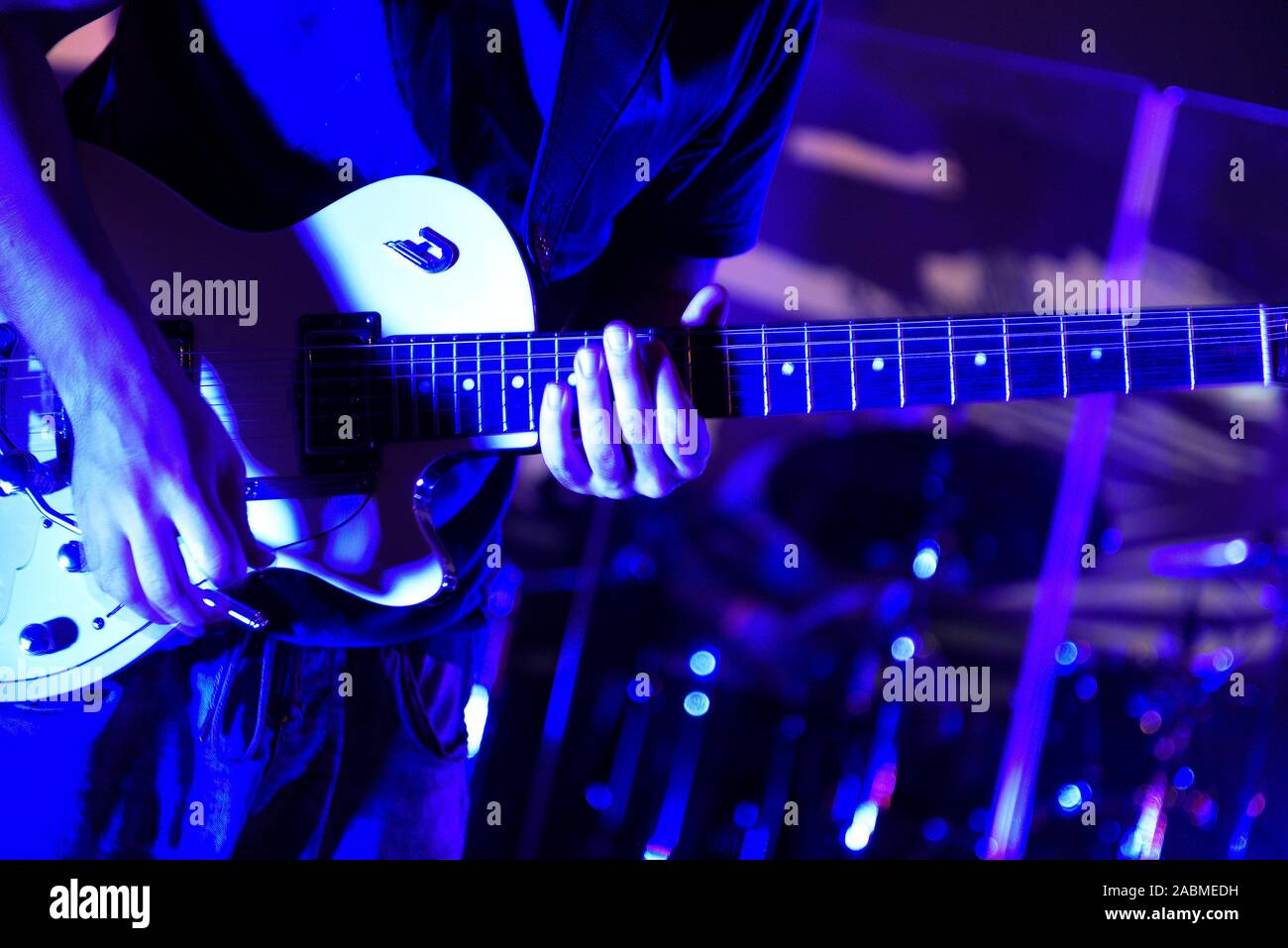 The band "Spooner" during a performance at the Digital Analog Festival ...