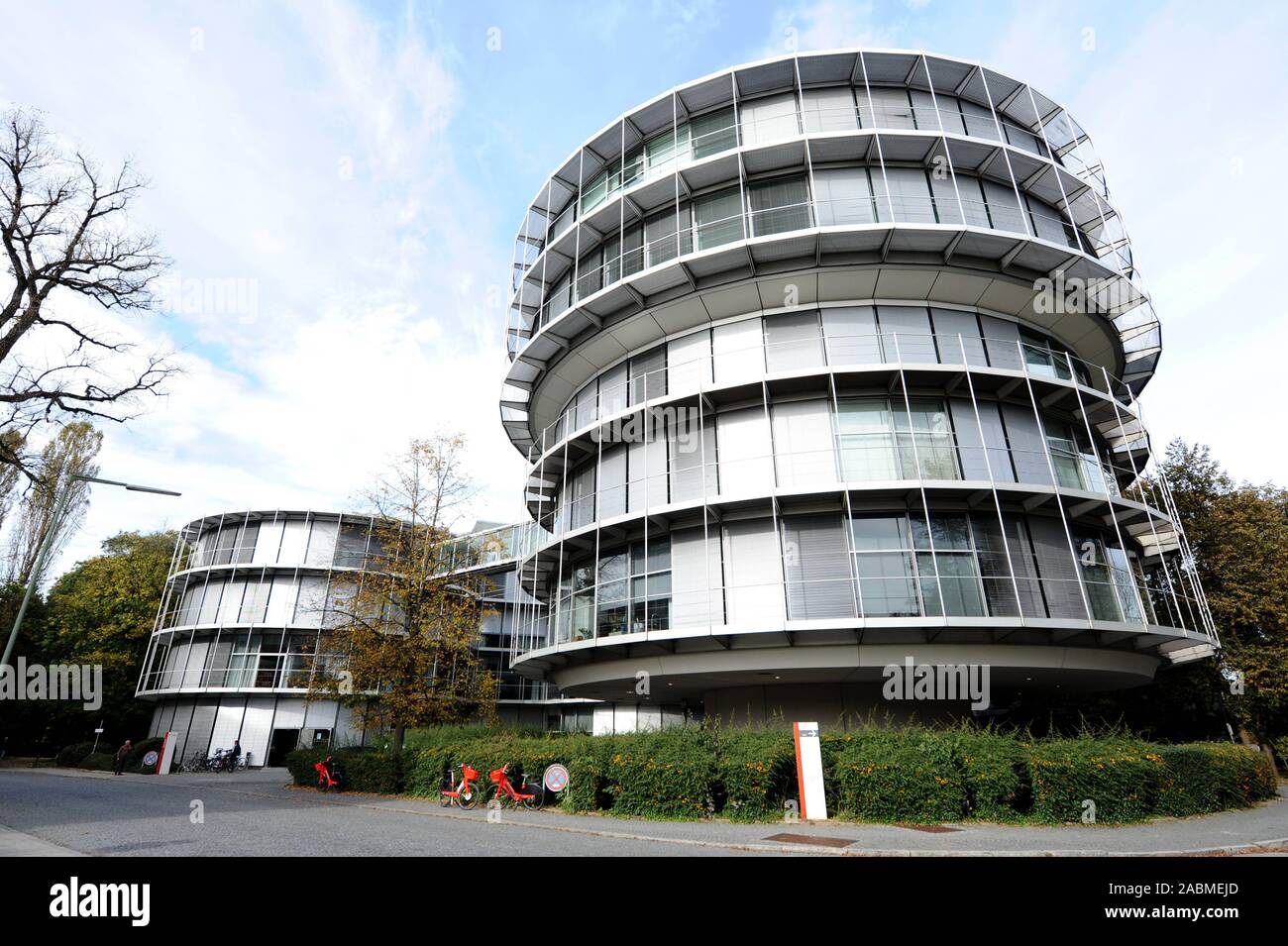 10 buildings form the office campus Tucherpark of the Hypo-Vereinsbank ...