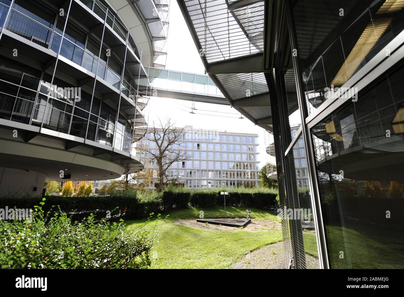 10 buildings form the office campus Tucherpark of the Hypo-Vereinsbank ...