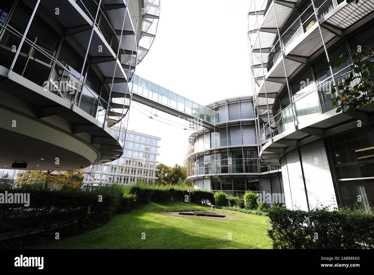 10 buildings form the office campus Tucherpark of the Hypo-Vereinsbank ...
